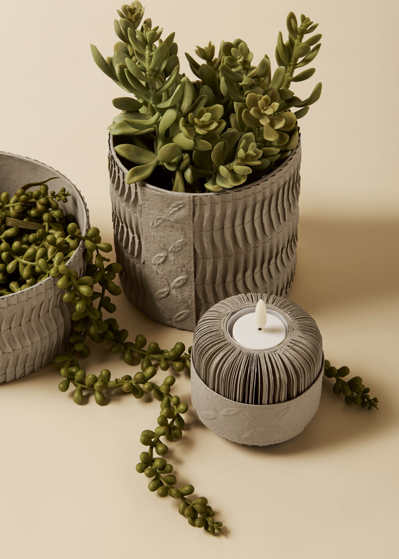 Decorative homewares advertising for Tree Stripes