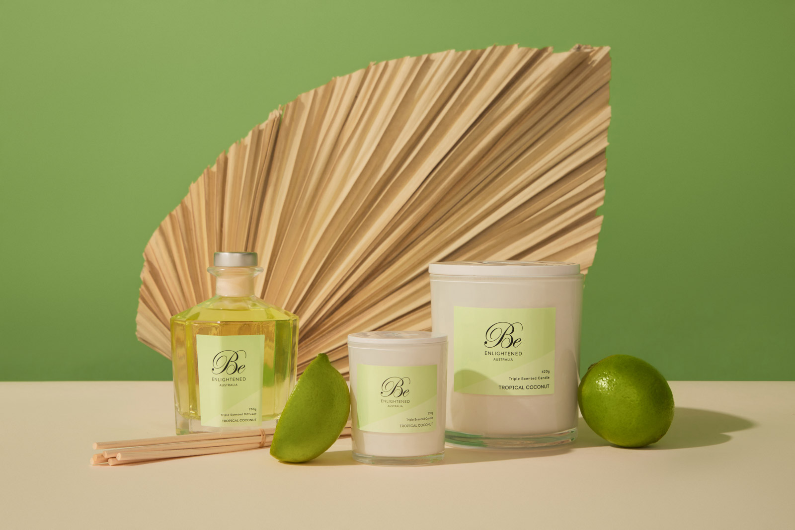 Styled Candle Shoot for Be Enlightened