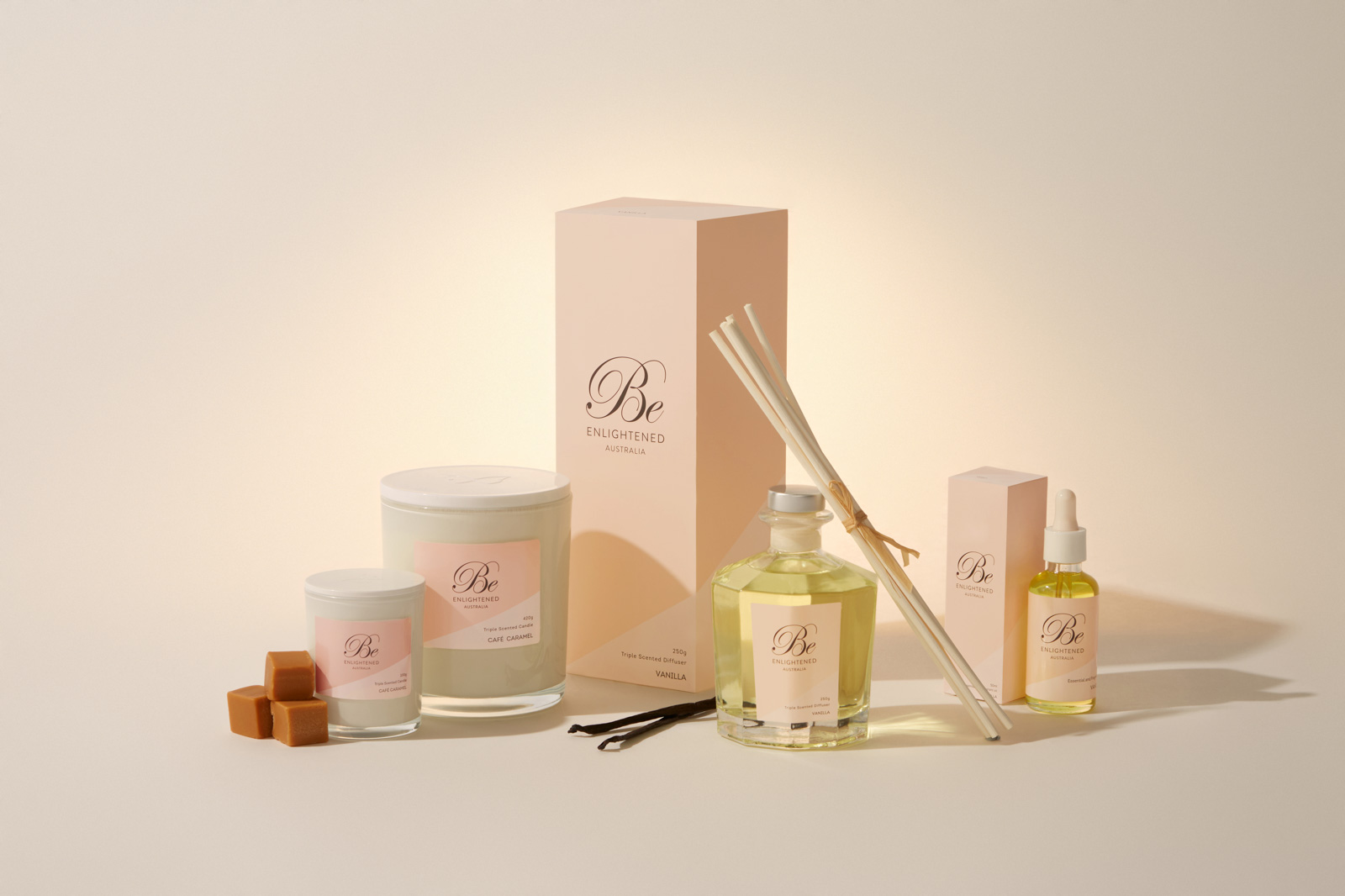 Styled Candle Shoot for Be Enlightened