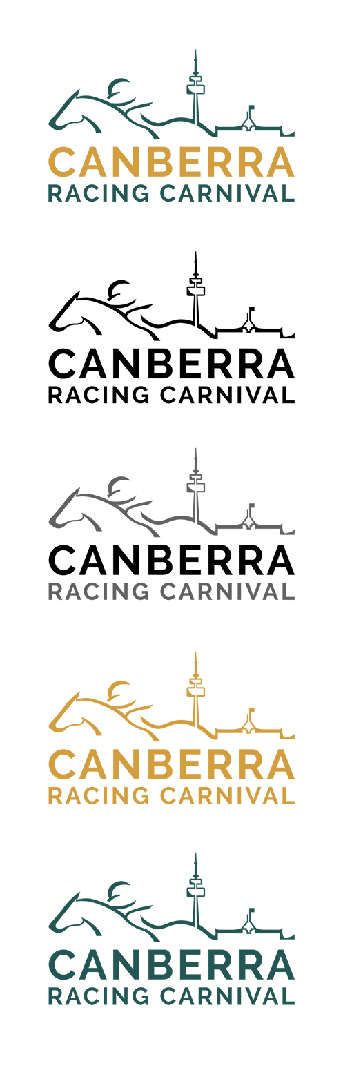 Canberra Racing Carnival Logo Designs