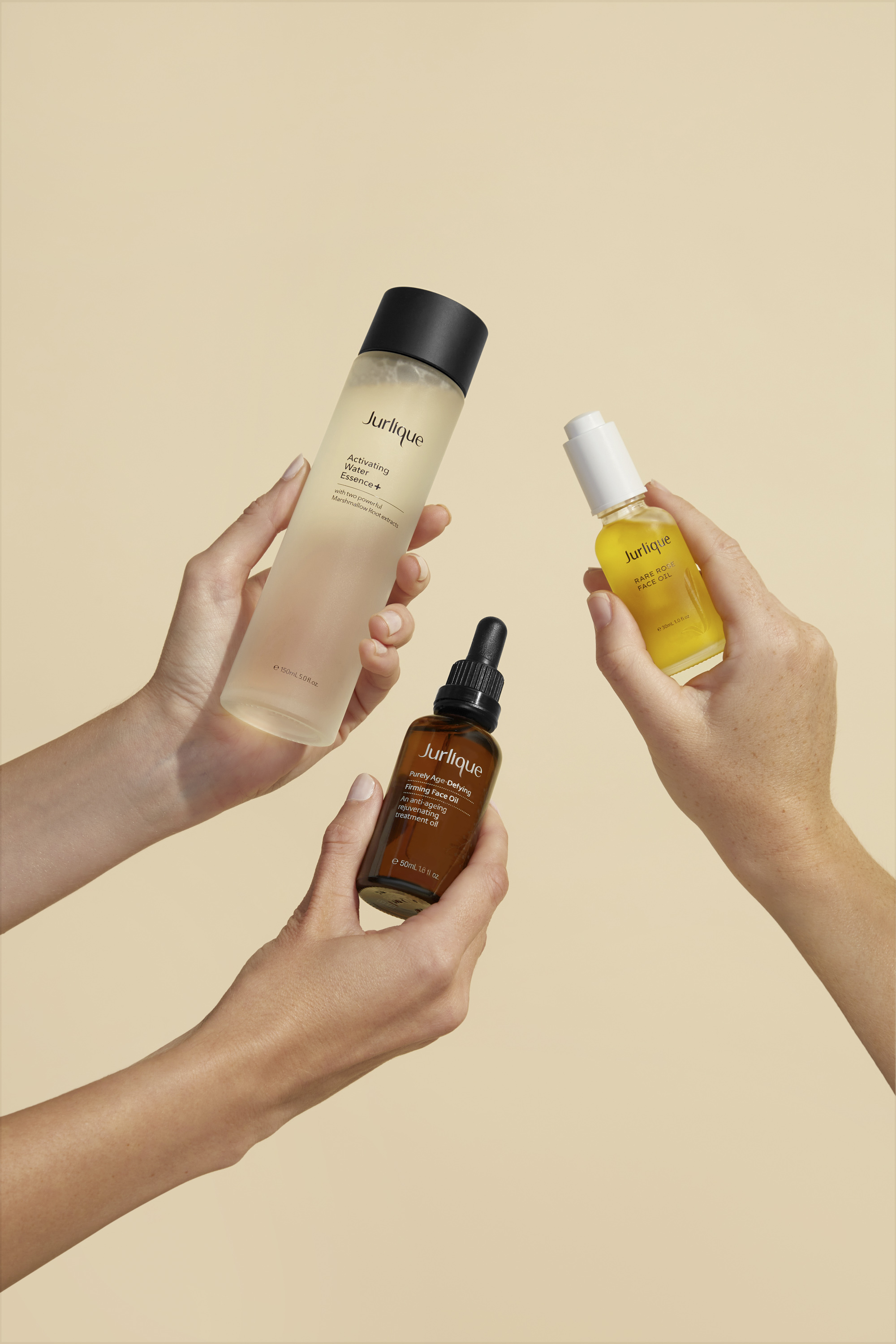 Jurlique Product Shoot with Hands