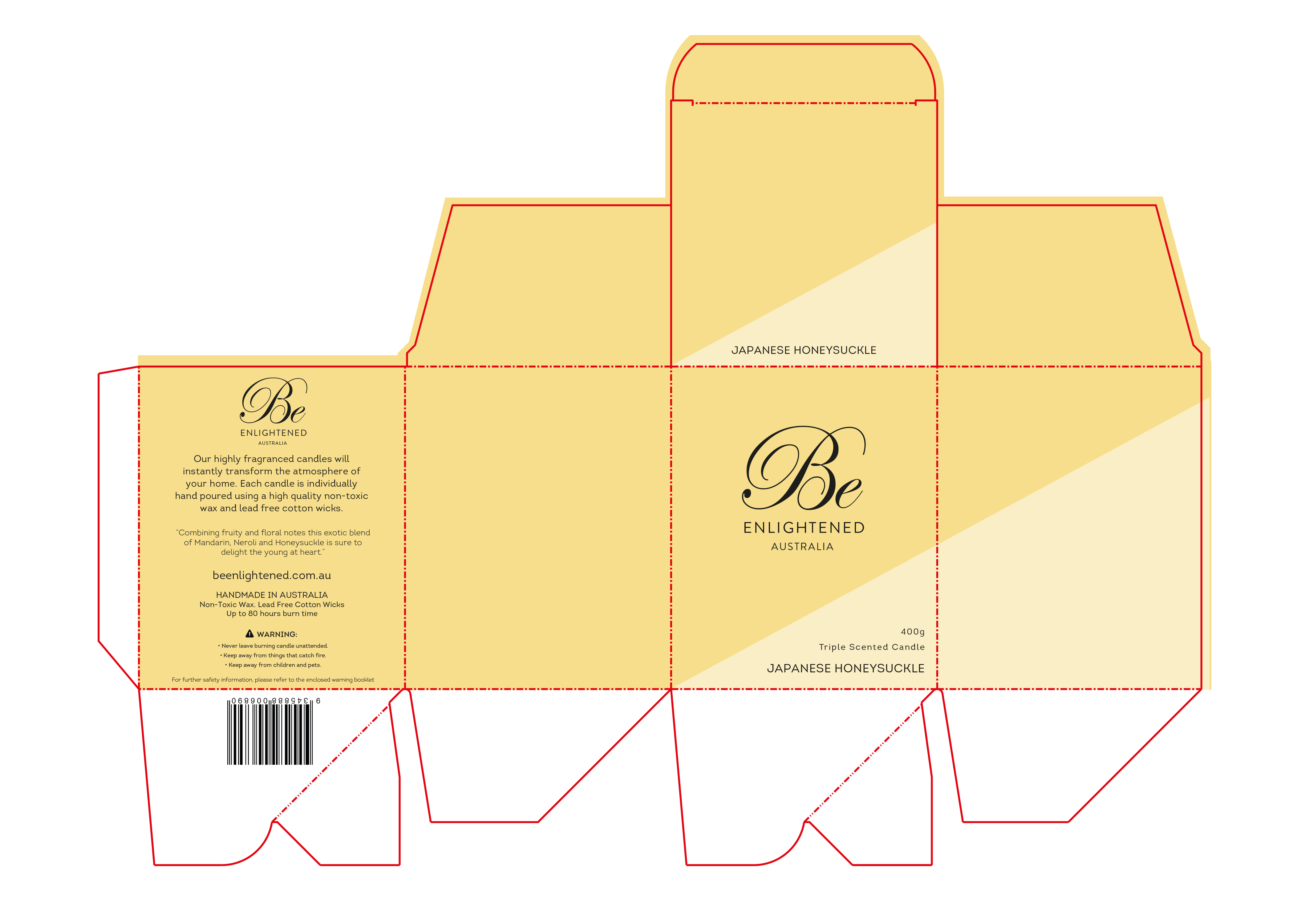 Be Enlightened Logo and Packaging Designs