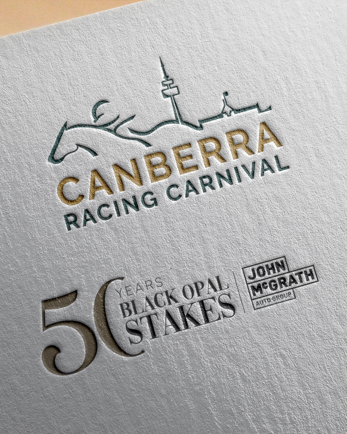 Canberra Racing Carnival Logo Designs