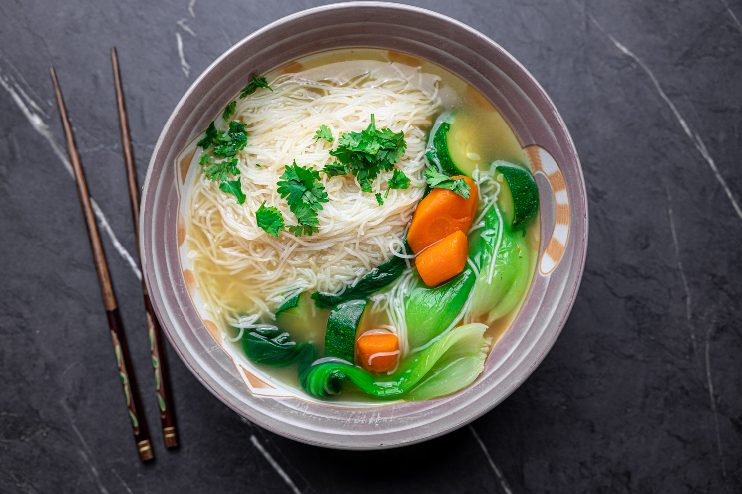 Vegan Rice Noodle Soup | Project Poderosa