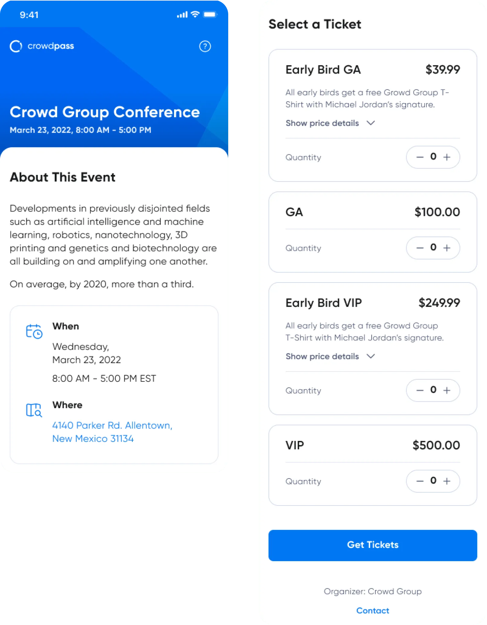 CrowdPass Event Ticketing & Paid Registration Solution