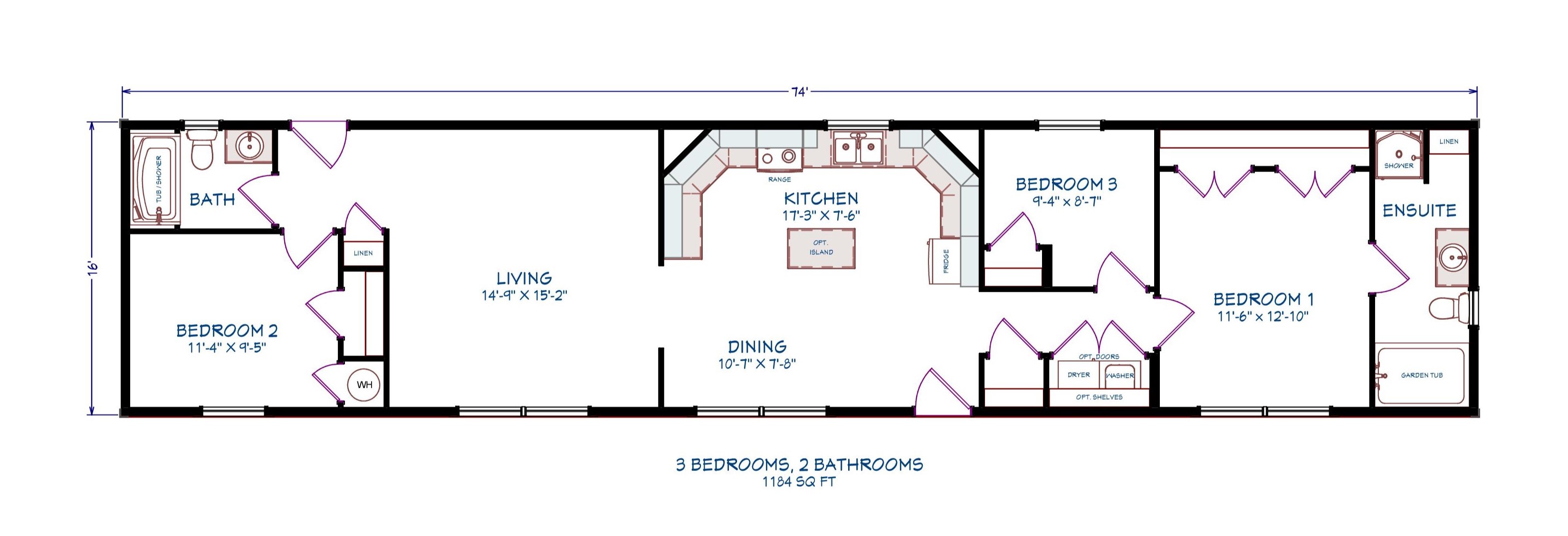 ML-111 | Traditional Home Plan | Maple Leaf Homes