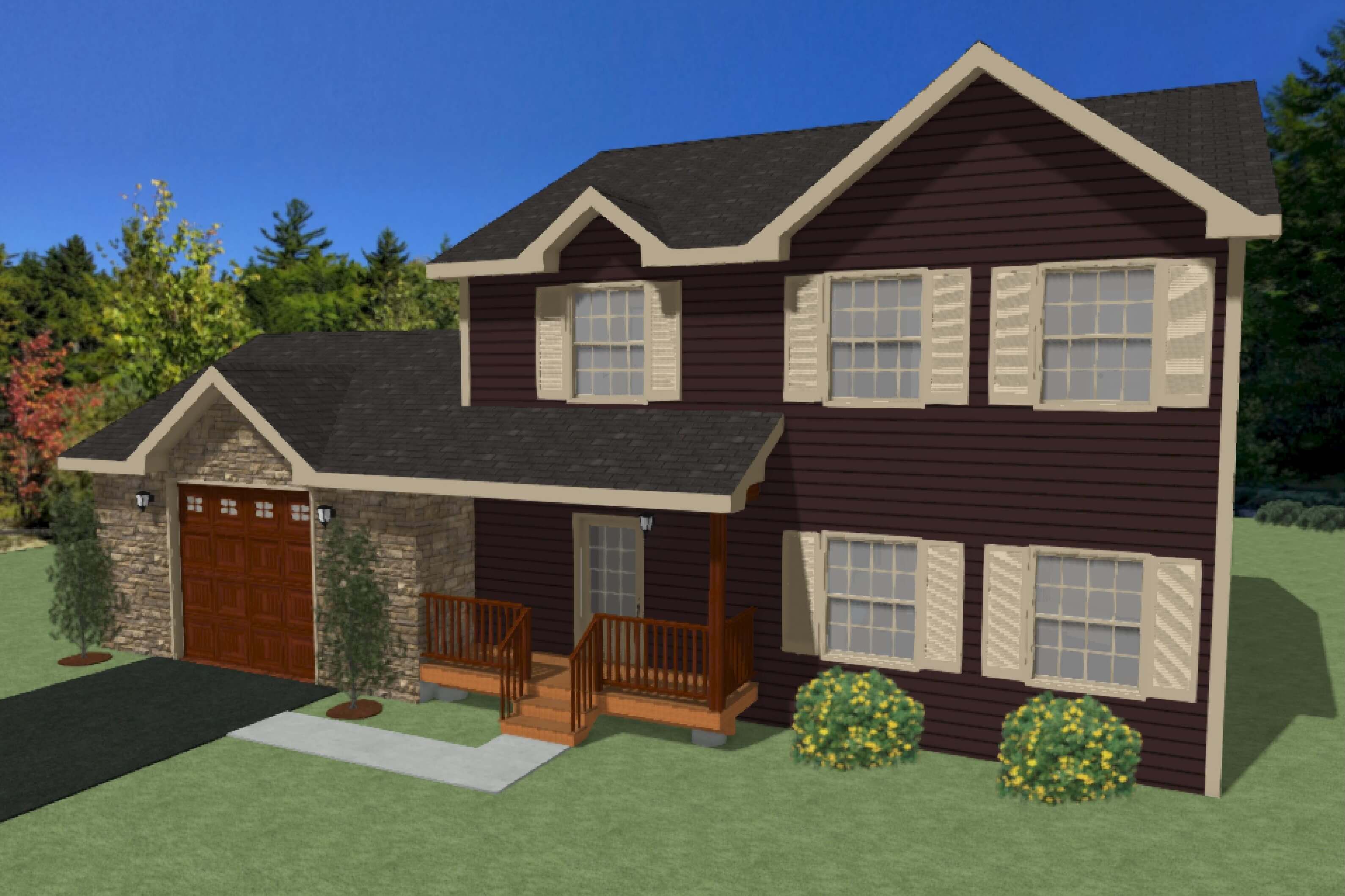 ML-315 | Traditional Home Plan | Maple Leaf Homes