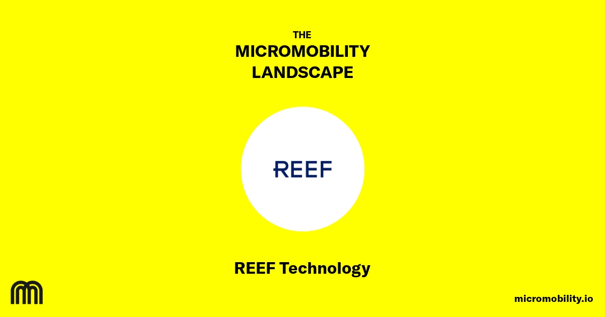 REEF Technology | Micromobility Landscape