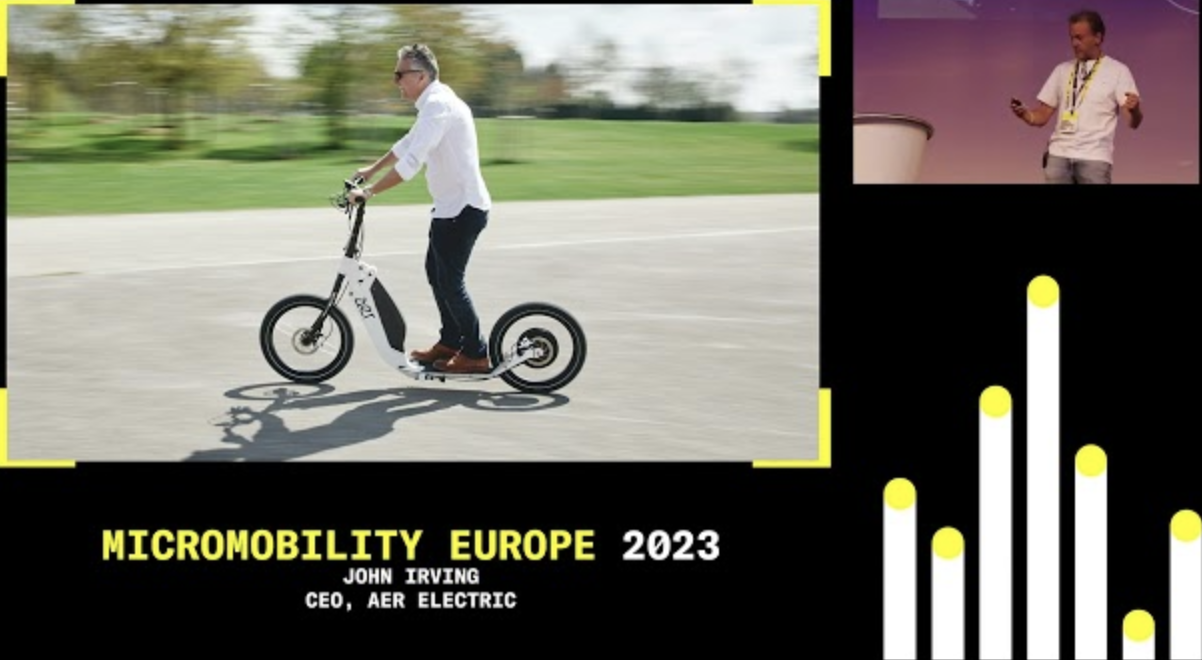 AER Electric Showcases 20-Inch-Tire Scooter - "An Ebike Without a Seat"