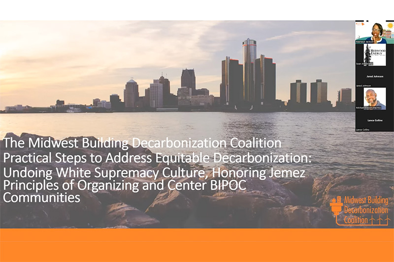Practical Steps to Addressing Equitable Building Decarbonization - Marnese Jackson