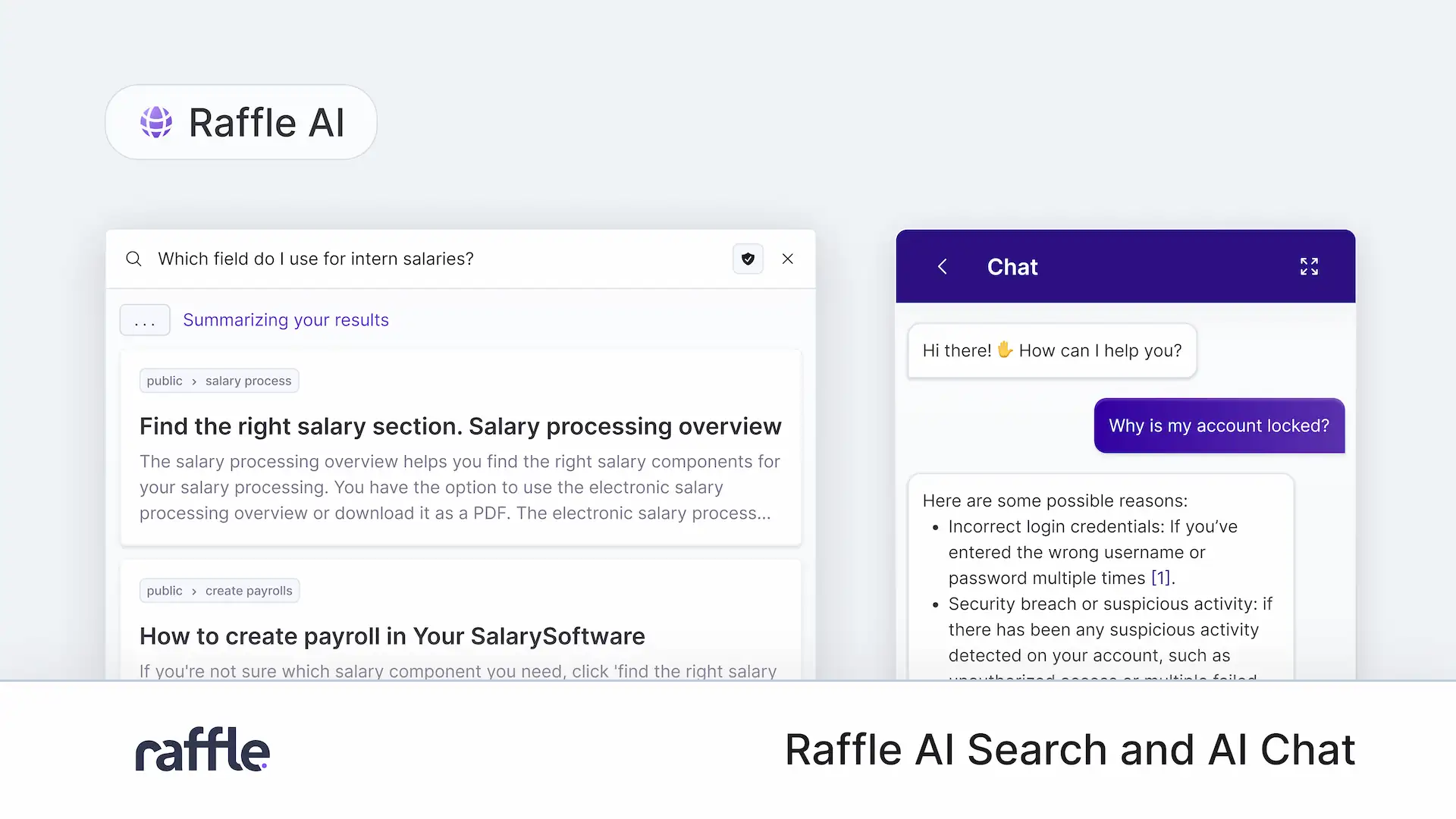 Smarter Search with Raffle AI Content Summary