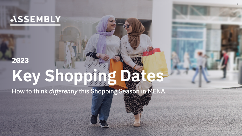 Key Shopping Dates 2023 | Assembly Insights