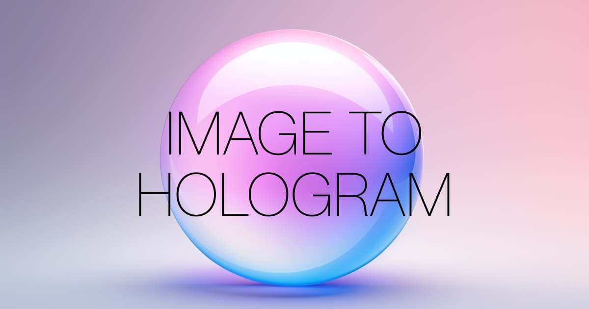 Introducing: Image to Hologram on Blocks