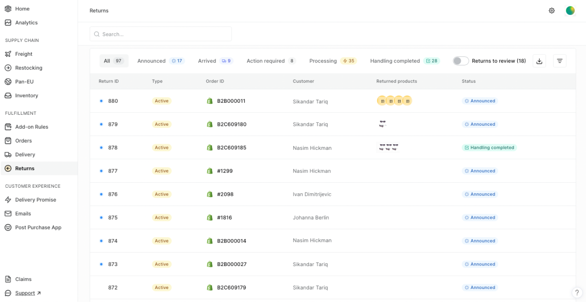 11 features of the Hive WMS that help you scale your e-commerce brand