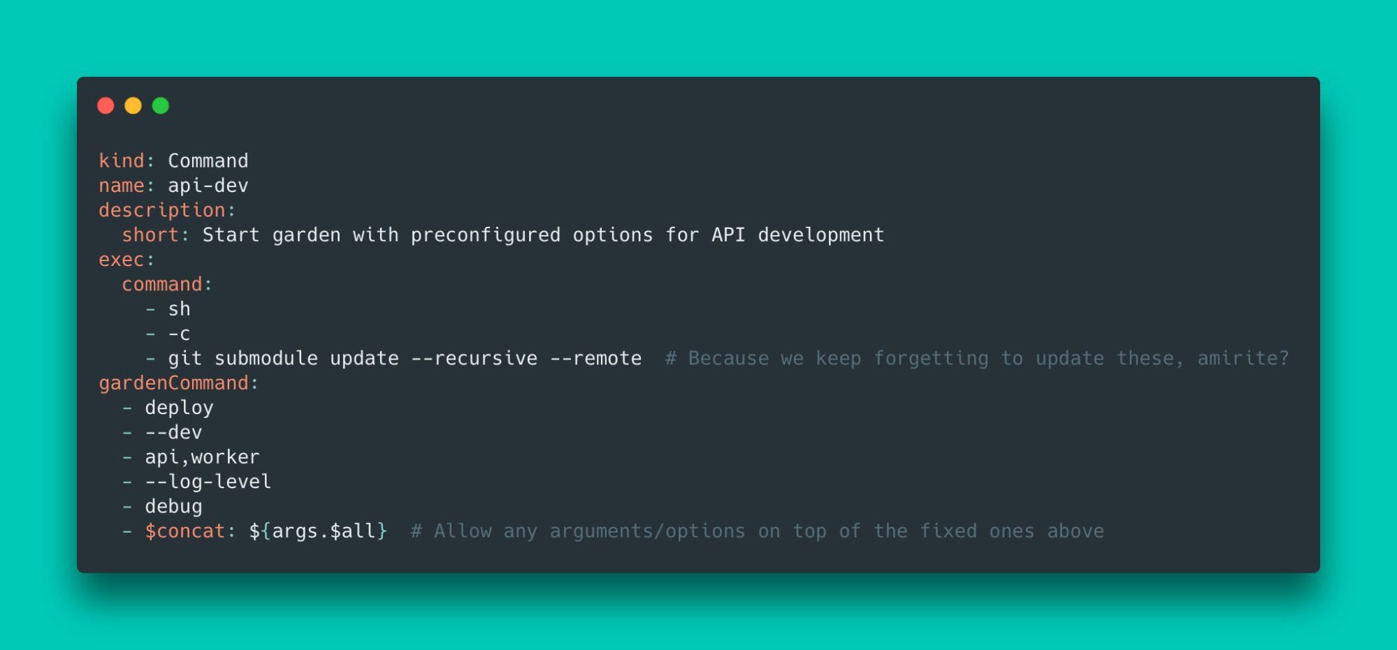 Introducing Garden Custom Commands | garden.io