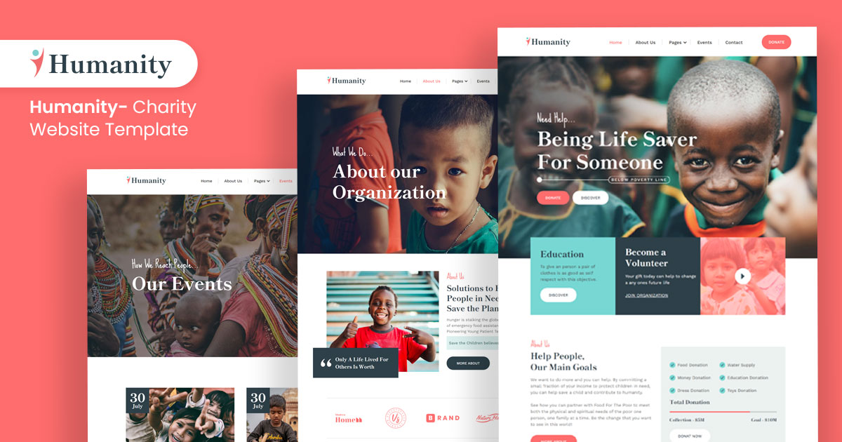 Events - Humanity - Webflow HTML website template