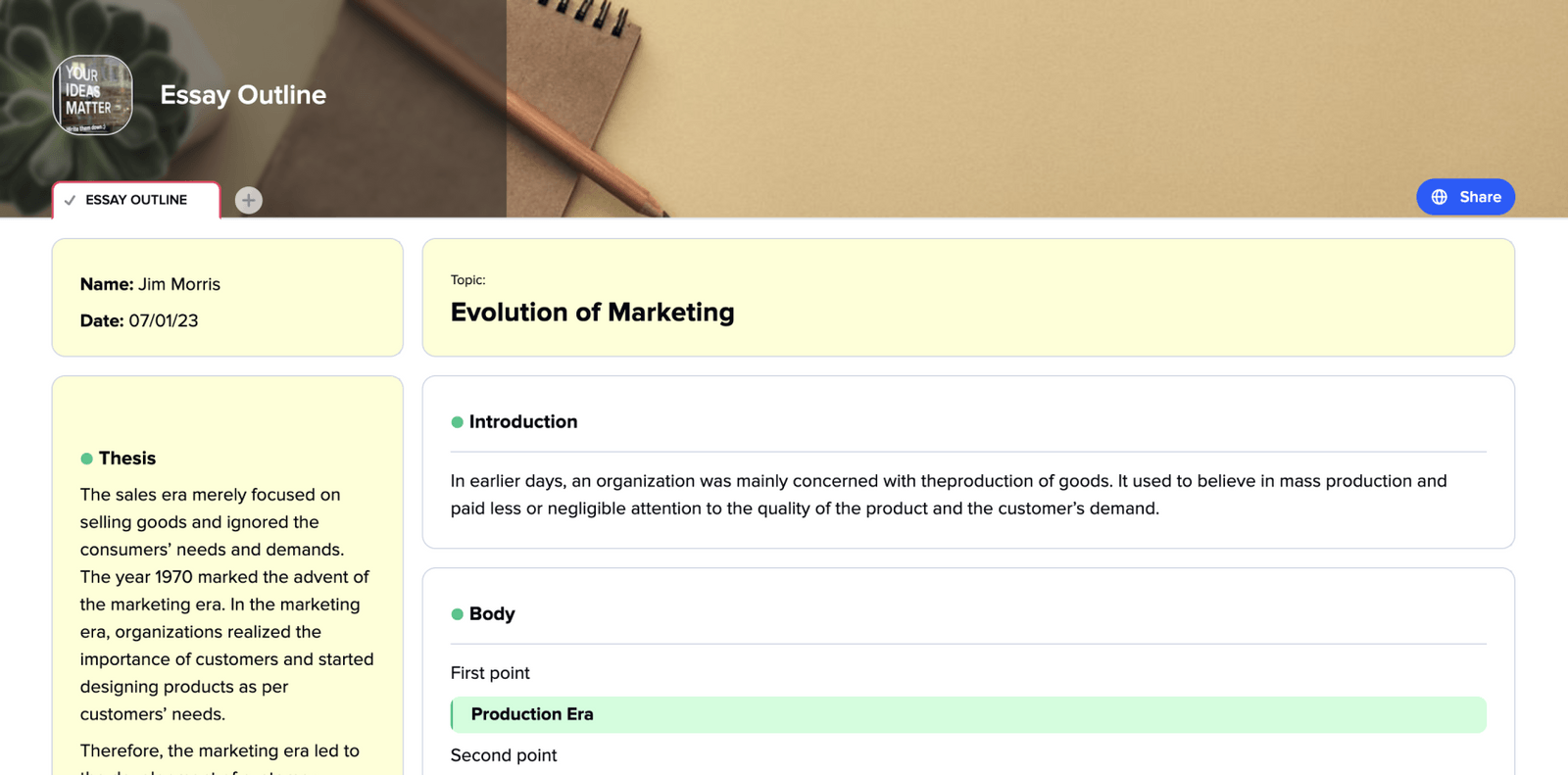 Free Template for Story Writing – create a story step-by-step online