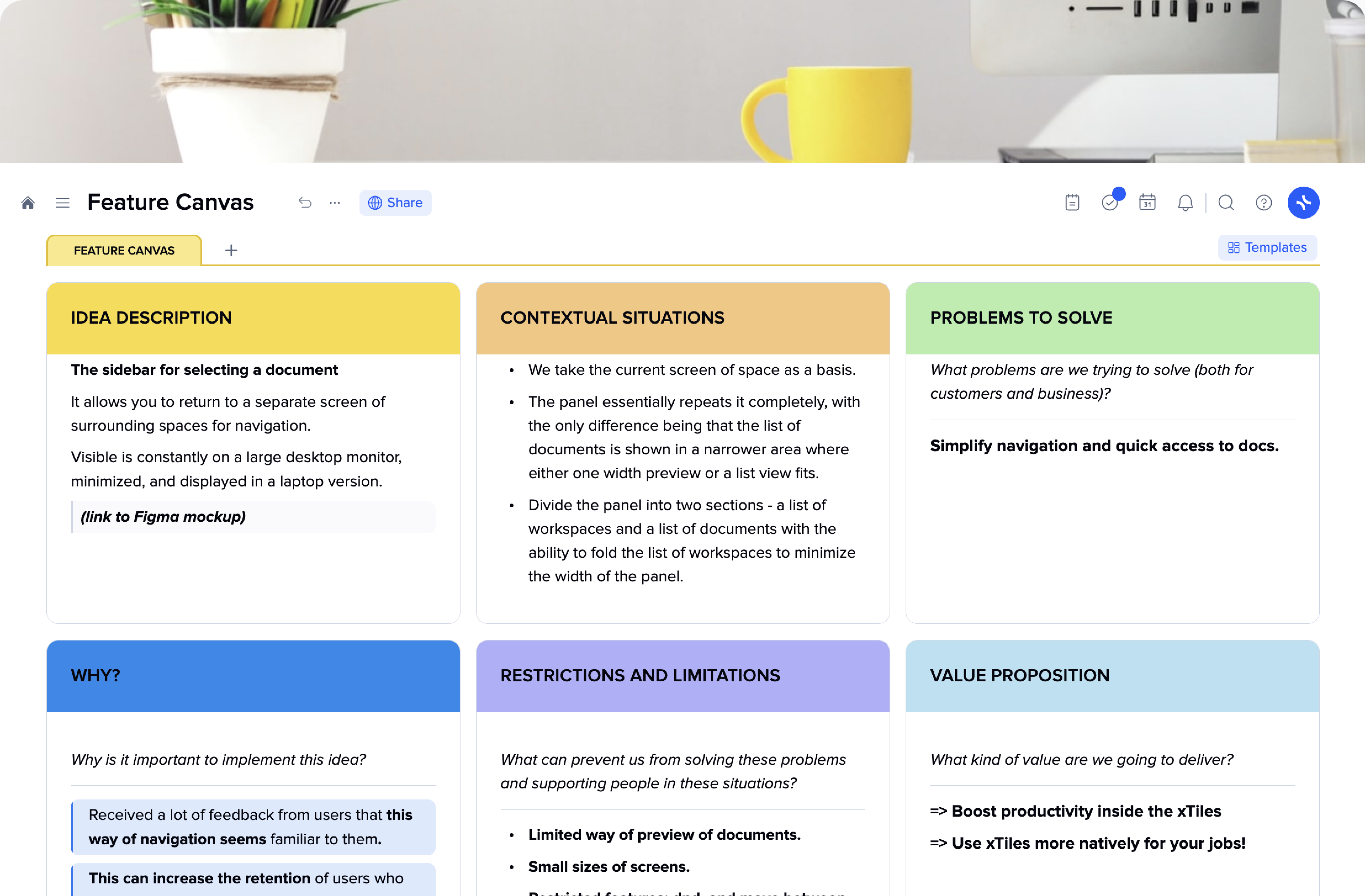 Project Overview Template for Free - much better than PowerPoint