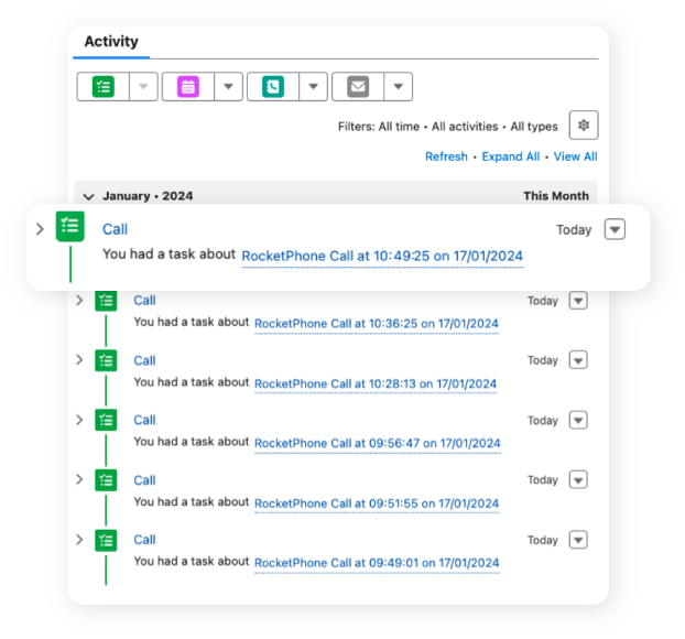 RocketPhone - #1 Phone System For Salesforce