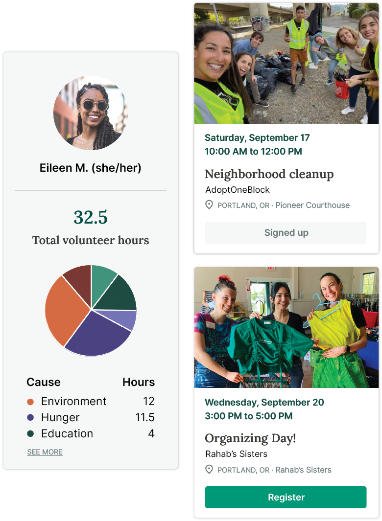 Field Day: Find and organize volunteer events with any of your communities