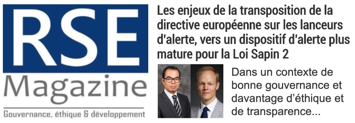 Les enjeux de la transposition de la directive européenne sur les lanceurs d’alerte | News ...