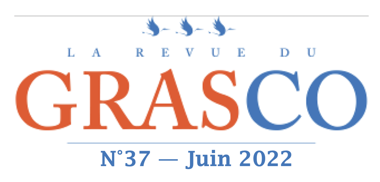 La revue du GRASCO - n° 37 - Juin 2022 | News | Graces.community