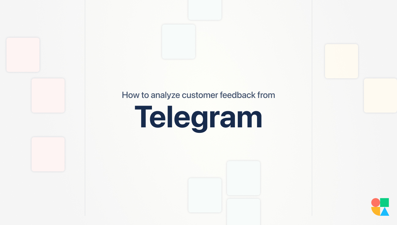 How to analyze customer feedback from Telegram with AI