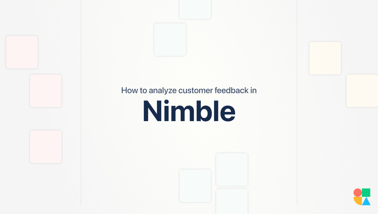 How to analyze customer feedback in Nimble with AI