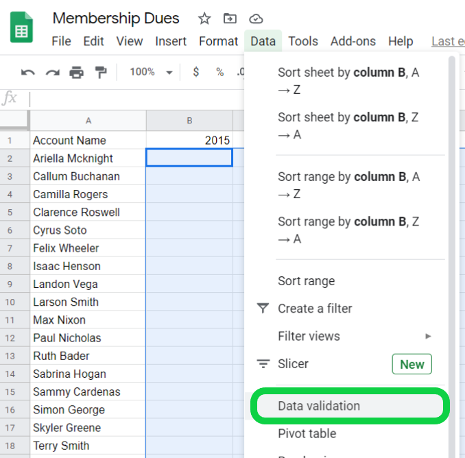 How To Add Yes No Drop Down Lists In Google Sheets Lido app