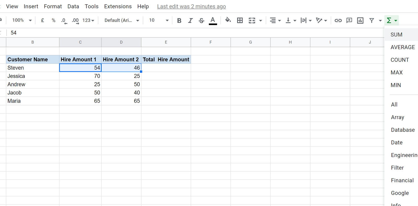 How To AUTOSUM In Google Sheets Best Method In 2023 