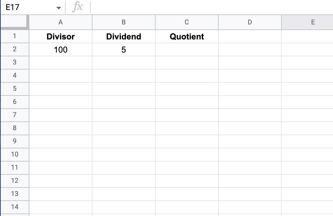 How To Divide In Google Sheets The Easy Way 