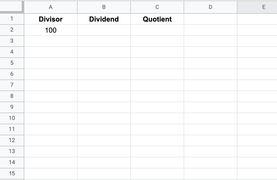 How To Divide In Google Sheets The Easy Way 