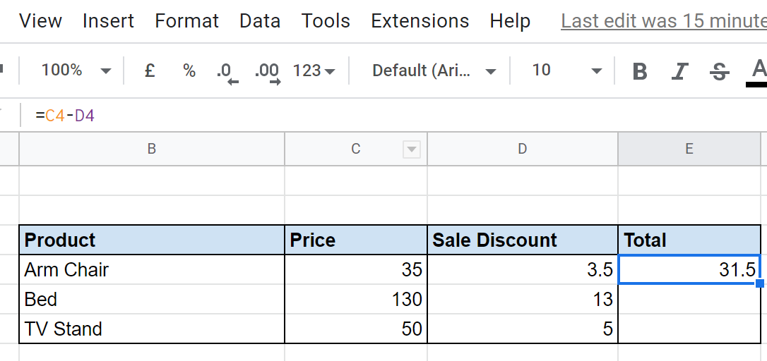 How to Subtract in Google Sheets (The Easy Way!)