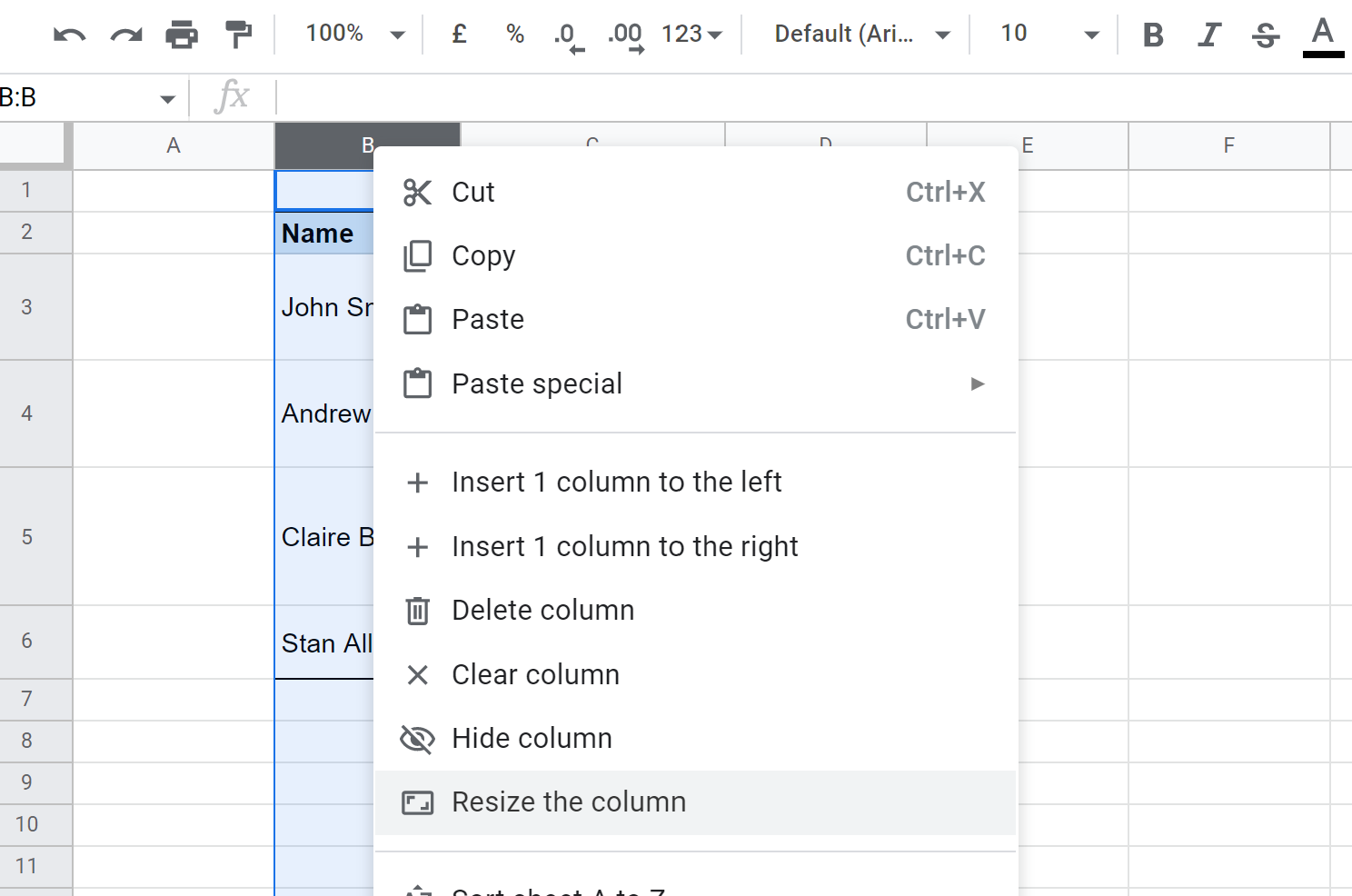 How To Change Cell Size In Google Sheets Best Method For 2023 