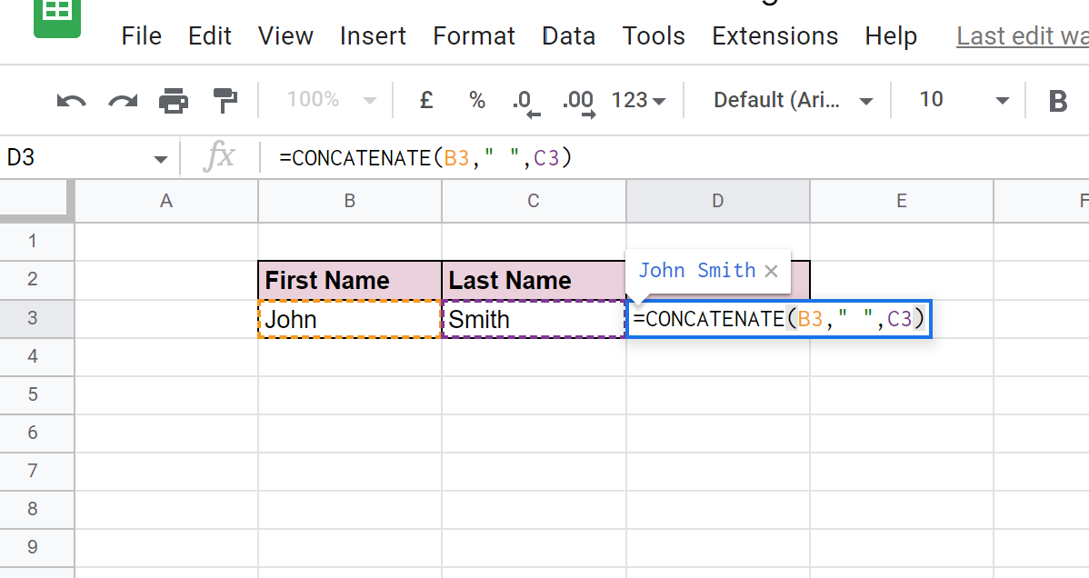 How To Combine Text From Two Cells In Google Sheets Lido app