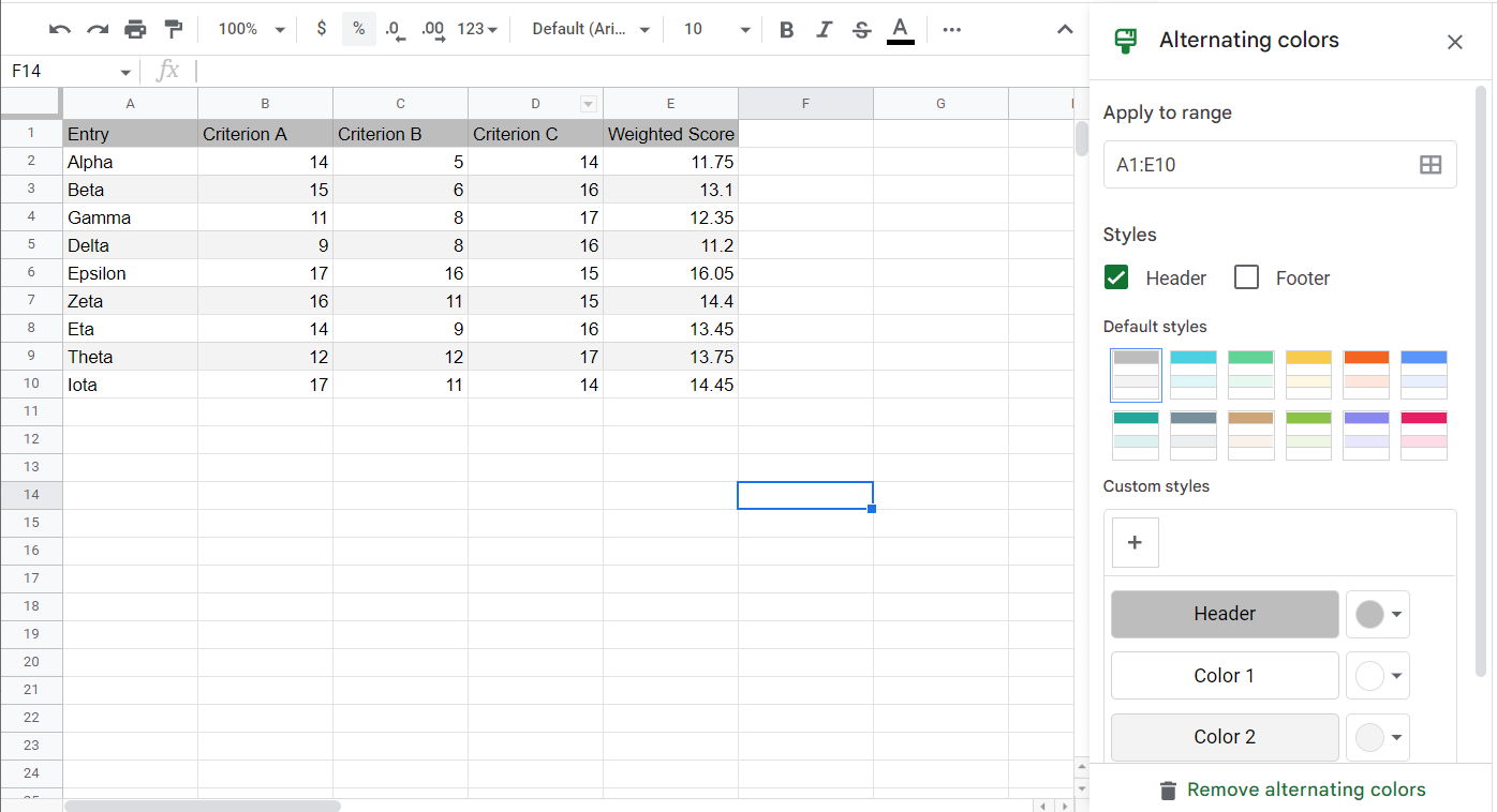 Google Sheets Color Every Other Row The Step By Step Guide