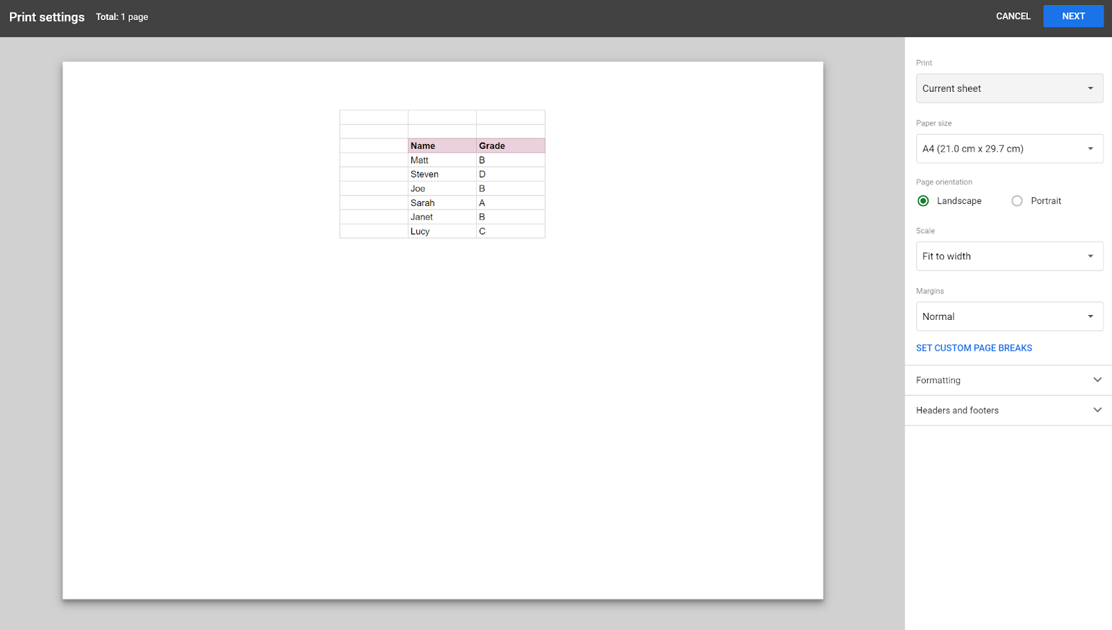 How To Set Print Area In Google Sheets The Right Way 