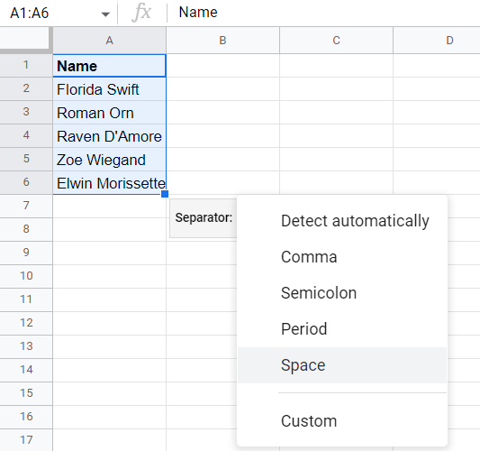 How To Split Text To Columns In Google Sheets with Examples 