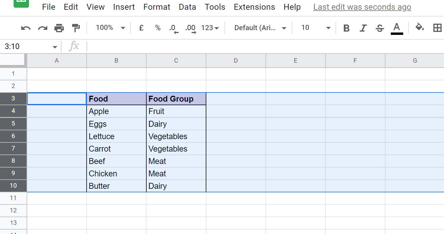 Change Row Color Based On A Cell Value In Google Sheets