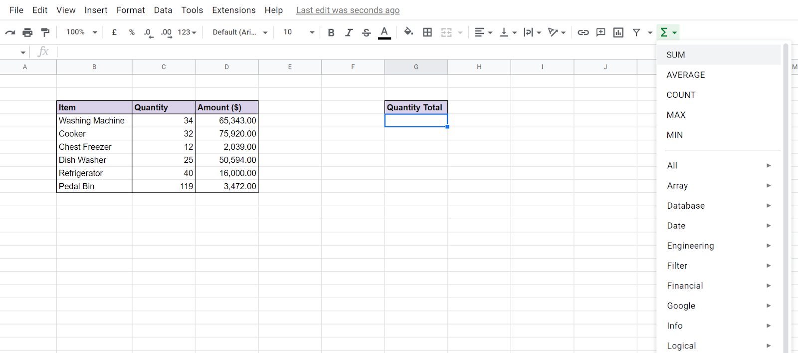 How To Sum A Column In Sheets At Charles Banks Blog