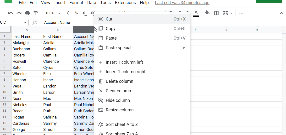 How To Change Column Width In Google Sheets The Easy Way 