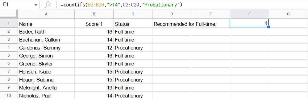COUNTIF Multiple Criteria Google Sheets Easiest Way In 2023 