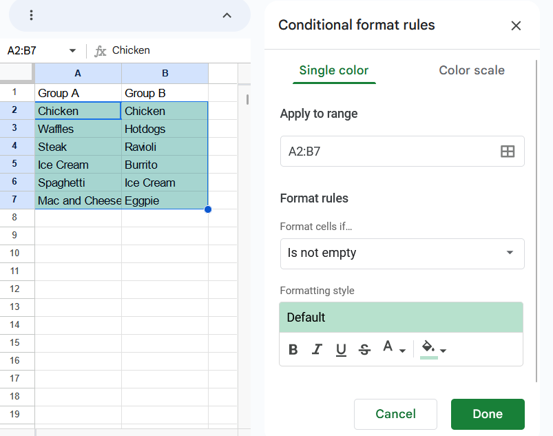 Highlight Duplicates In Multiple Columns In Google Sheets 2024 