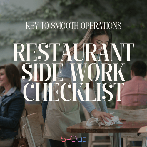 Restaurant Side Work Checklist: Key to Smooth Operations