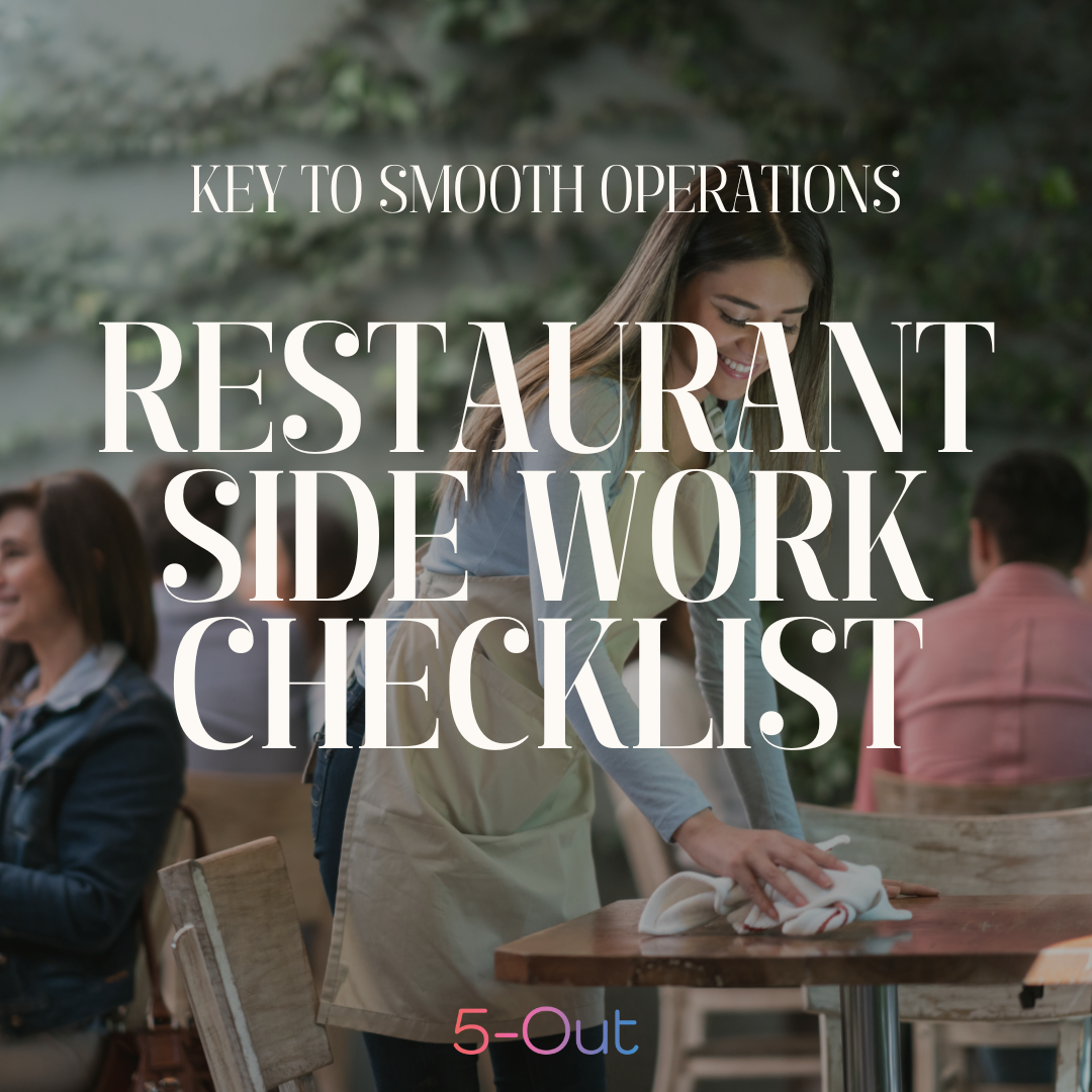Restaurant Side Work Checklist: Key to Smooth Operations