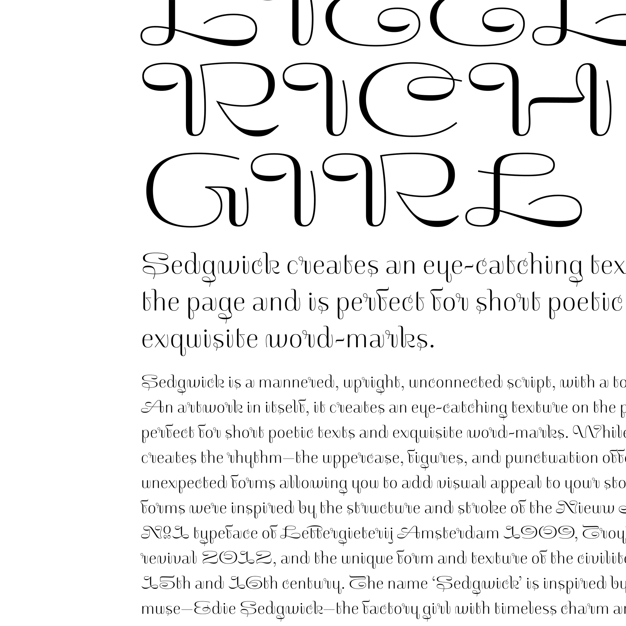 Fonts by Leinster Type
