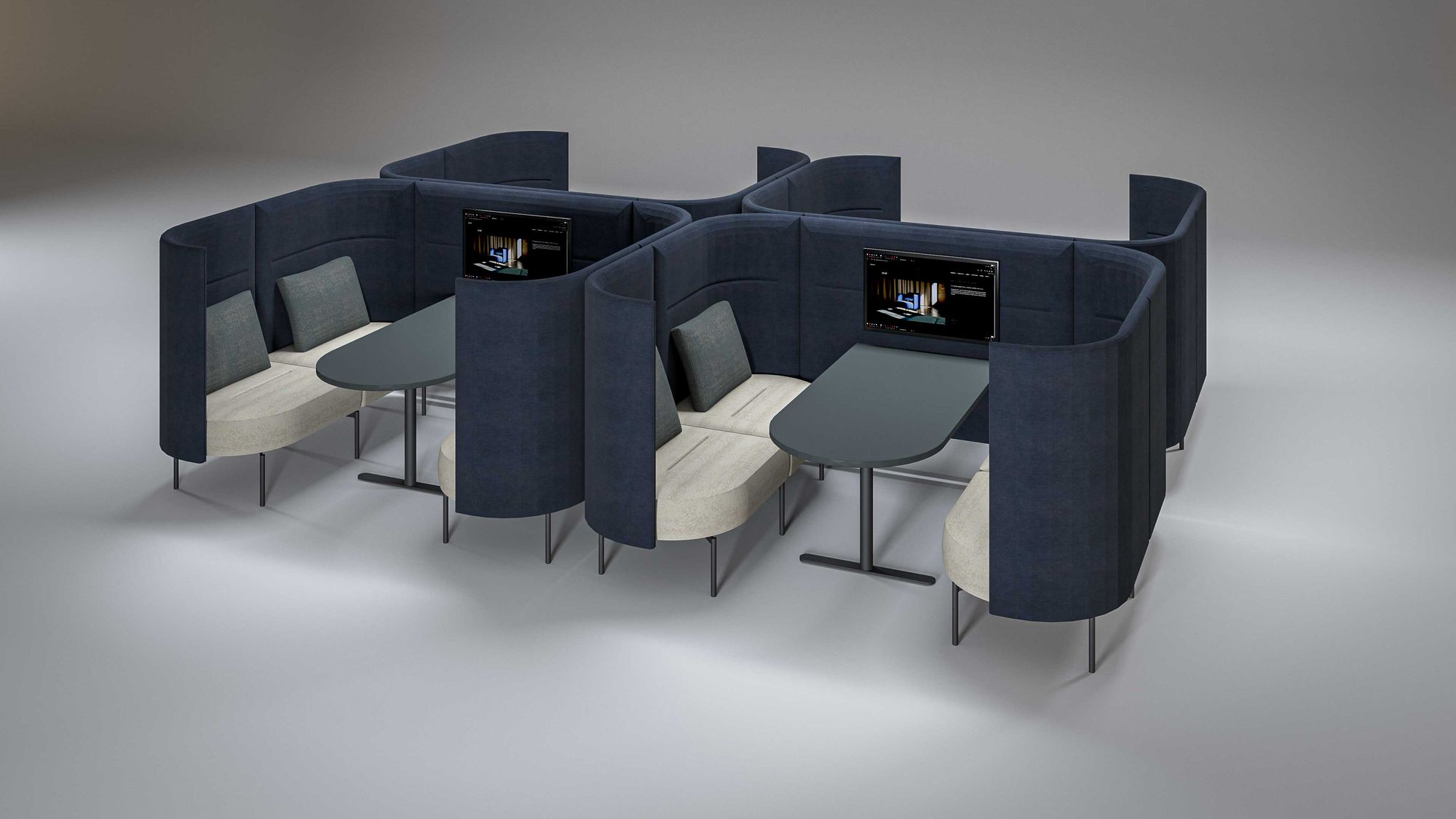 banc & oval cabins & banquette seating | Brunner UK