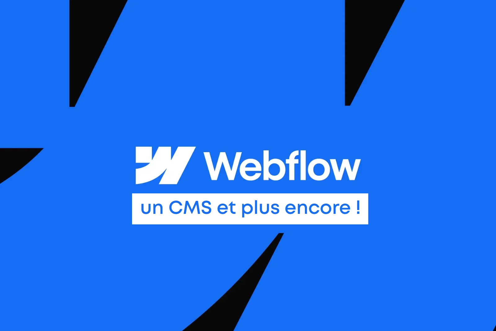 Webflow, un CMS et plus encore
