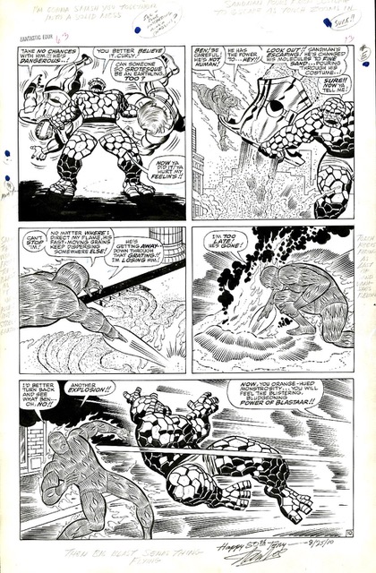 How does restoration impact the value of comic art?