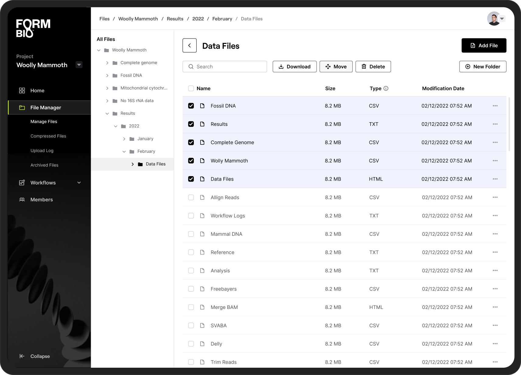 Computational Life Sciences Data Management | Form Bio